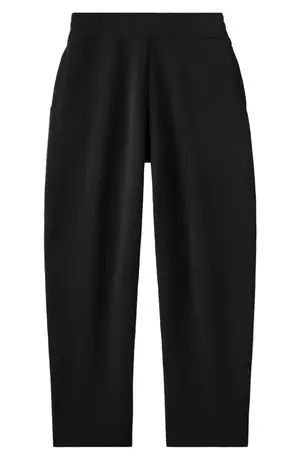 RHONE Dreamglow Barrel Leg Pants - Pure Black Heather