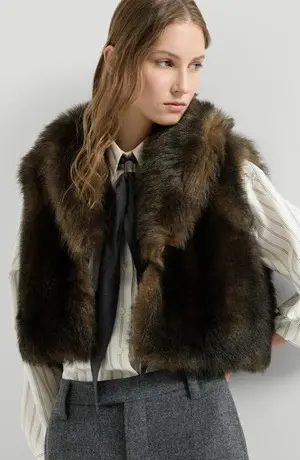 Brunello Cucinelli Soft Shearling Vest