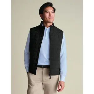 CHARLES TYRWHITT Quilted Puffer Gilet - Black