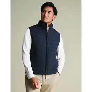CHARLES TYRWHITT Quilted Puffer Gilet - Navy
