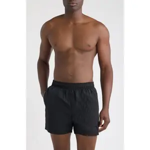 BOSS Jet Swim Trunks With Elastic Waist - Black