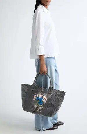 GANNI Medium Trapeze Shopper