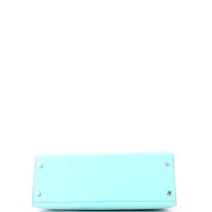 Hermès Kelly Handbag Epsom With Palladium Hardware 32 - Blue