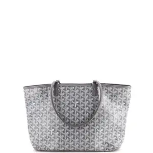 Goyard Artois Tote Coated Canvas Pm - Grey