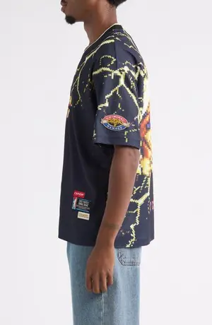 CRIMINAL DAMAGE Street Fighter Ii "insert Coin" Sports Jersey