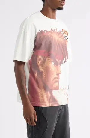 CRIMINAL DAMAGE X Street Fighter Ii Ryu T-shirt