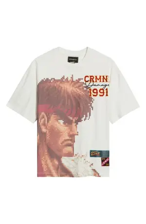 CRIMINAL DAMAGE X Street Fighter Ii Ryu T-shirt