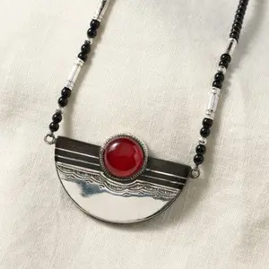 TEN THOUSAND VILLAGES Amellal Tuareg Pendant Necklace