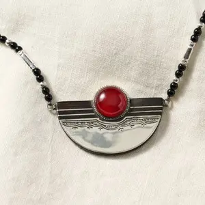 TEN THOUSAND VILLAGES Amellal Tuareg Pendant Necklace