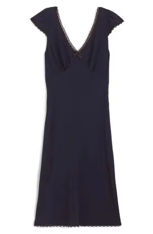 Madewell Layton Lace Trim Slipdress