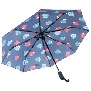 PEANUTS Snoopy Puffer Jacket All Over Print Auto Open And Close Umbrella
