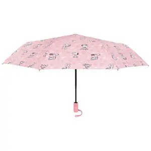 PEANUTS Snoopy All Over Print Automatic Umbrella Pink - Multi