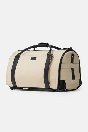 WOOL & OAK Nova Convertible Rolling Herringbone Garment Duffle