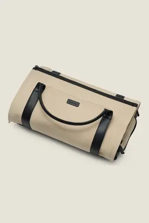 WOOL & OAK Convertible Rolling Garment Duffle Bag
