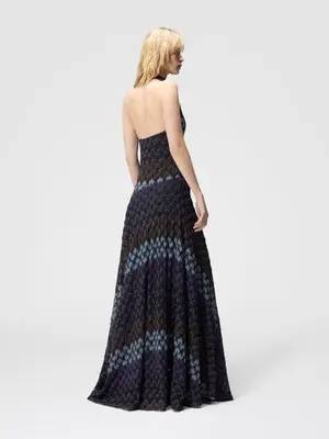 Missoni Long Dress With Halterneck
