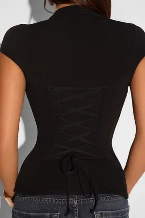 TA3 Mega Sculpting Ruched Short Sleeve Top
