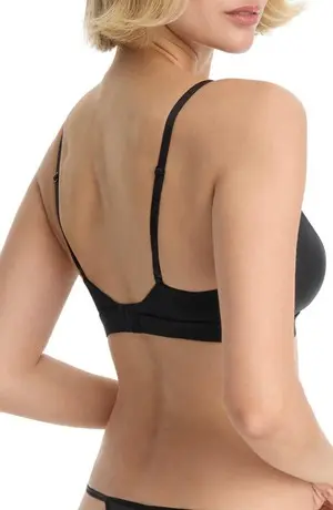 SKARLETT BLUE Late Night Faux Leather Triangle Bralette