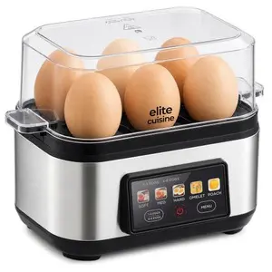 ELITE CUISINE Egcl0062 Egglogic Digital Onsen - Silver