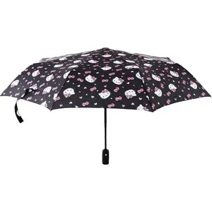 SANRIO HELLO KITTY Hearts And Bows All-over Print Compact Umbrella Officially Licensed Sanrio - Multi