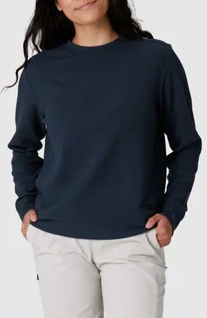 OUTDOOR RESEARCH Eclipse Waffle Crewneck Sweatshirt - Atlantic