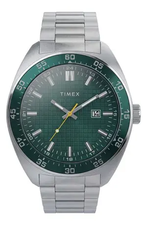 Timex® Stainless Steel Three-hand Watch - Silver