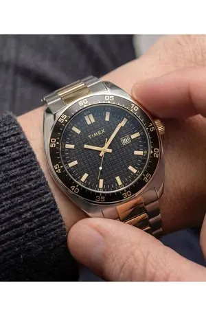 Timex® Stainless Steel Three-hand Watch