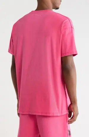 PURPLE BRAND Textu Inside Out Cotton Graphic T-shirt