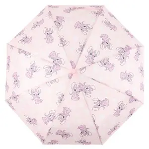 Disney Angel All Over Print Auto Open And Close Umbrella