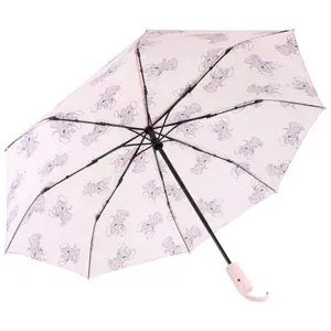 Disney Angel All Over Print Auto Open And Close Umbrella