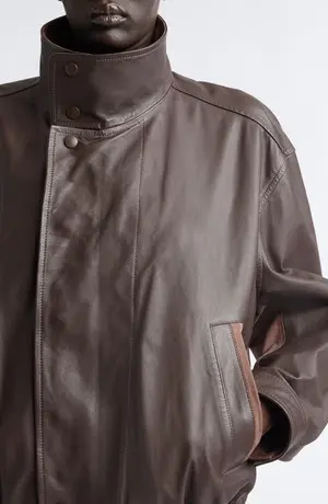 LEMAIRE Soft Paper Leather Jacket