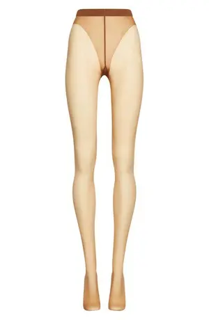 Wolford Luxe 9 Tights - Honey