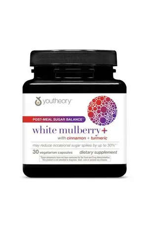 YOUTHEORY White Mulberry Post-meal Sugar Balance Supplement
