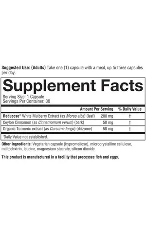YOUTHEORY White Mulberry Post-meal Sugar Balance Supplement