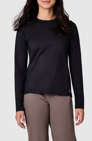OUTDOOR RESEARCH Vigor Lt Crew Performance Sweatshirt - Black
