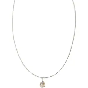 CHILD OF WILD Little Falls Sterling Herkimer Diamond Collar Necklace - Silver