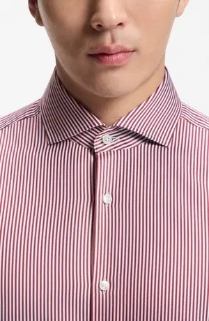 BOSS Hank Slim Fit Stripe Dress Shirt