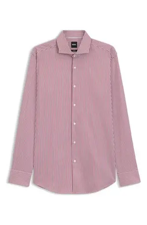 BOSS Hank Slim Fit Stripe Dress Shirt