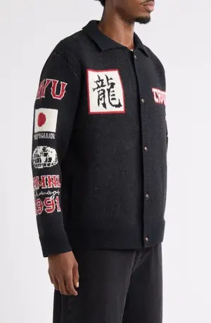 CRIMINAL DAMAGE Street Fighter Ii Ryu Cardigan