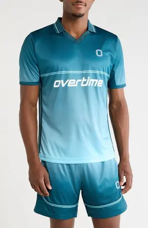 OVERTIME Ombr Graphic Jersey - Mint