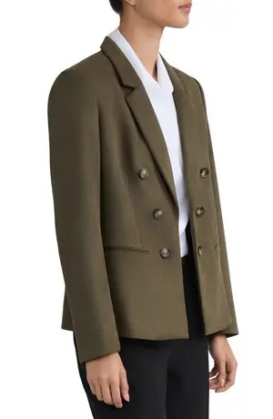 Jones New York Scuba Knit Open Front Blazer