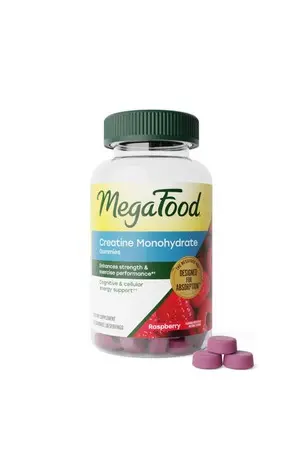 MEGAFOOD Creatine Monohydrate Gummies, Raspberry - None