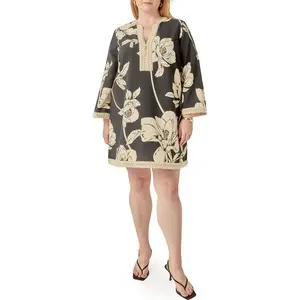 English Factory Floral Cotton Mini Dress