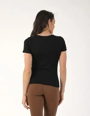 GLYDER Avery Short Sleeve - Black