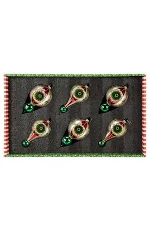 MARK ROBERTS Holly Reflector Drop Ornament