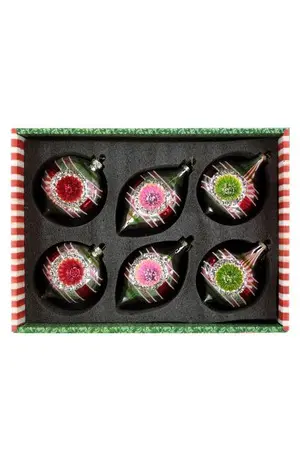 MARK ROBERTS Striped Reflectory Ornament