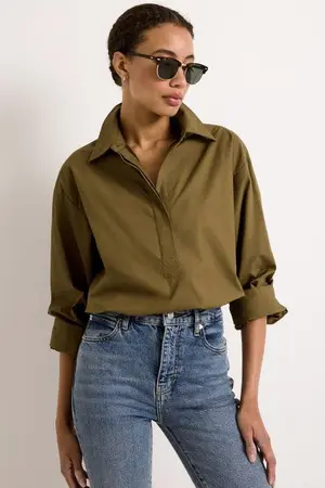 MARIE OLIVER Dallas Top