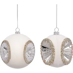 MARK ROBERTS Glitter Fan Ornament