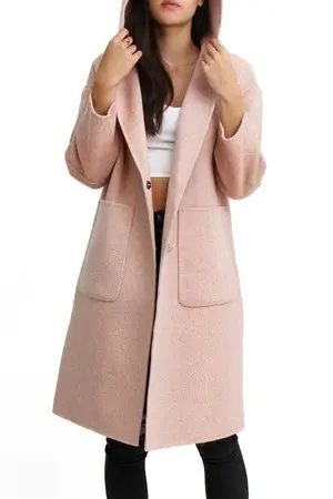 BELLE & BLOOM Walk This Way Wool Blend Oversized Coat