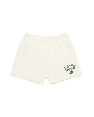 LOTTO Legends Live Here Organic Cotton Sweatshorts - Cream