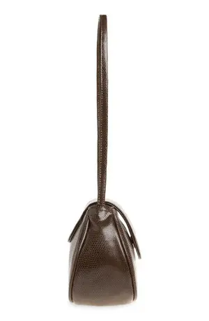 FOR THE AGES Ineva Faux Leather Lizard Embossed Baguette Bag